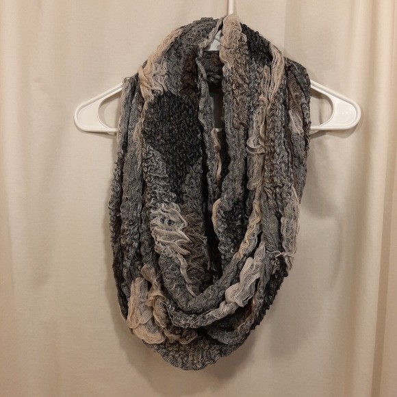 Cejon | Accessories | Womens Cejon Striped Infinity Scarf Brown Tan ...